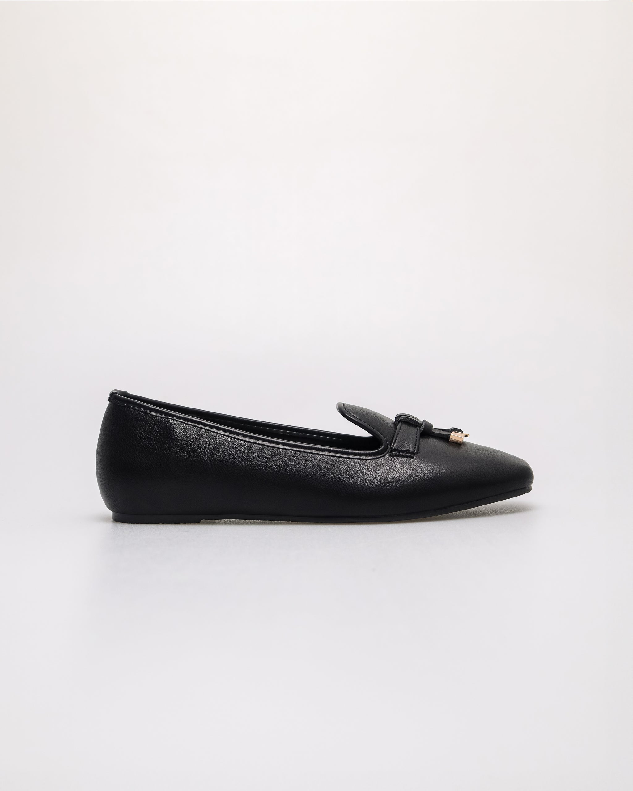 Tomaz YX226 Ladies Knot Flats (Black)